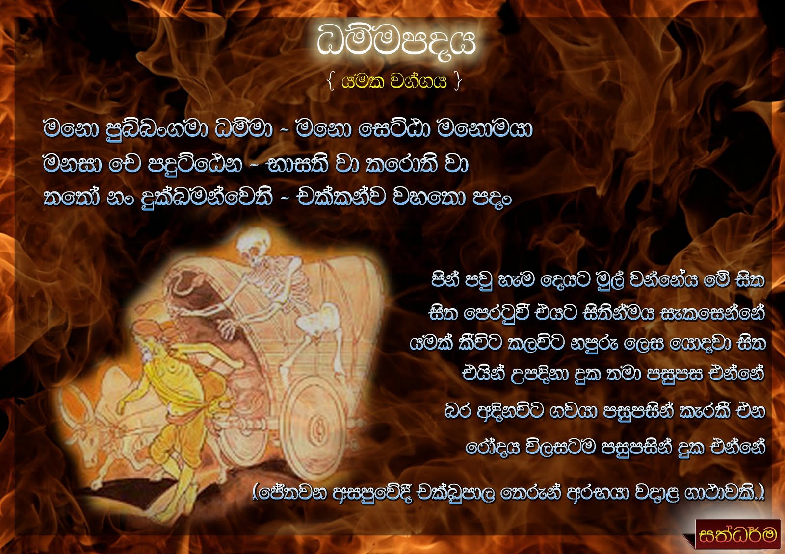 Janith Shirantha Blog: Dhamma Padaya (yamakawaggaya)