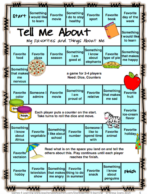 Sara Bruuns klassrum: Getting to know each other - part 1