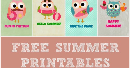 My Owl Barn: Free Summer Printables