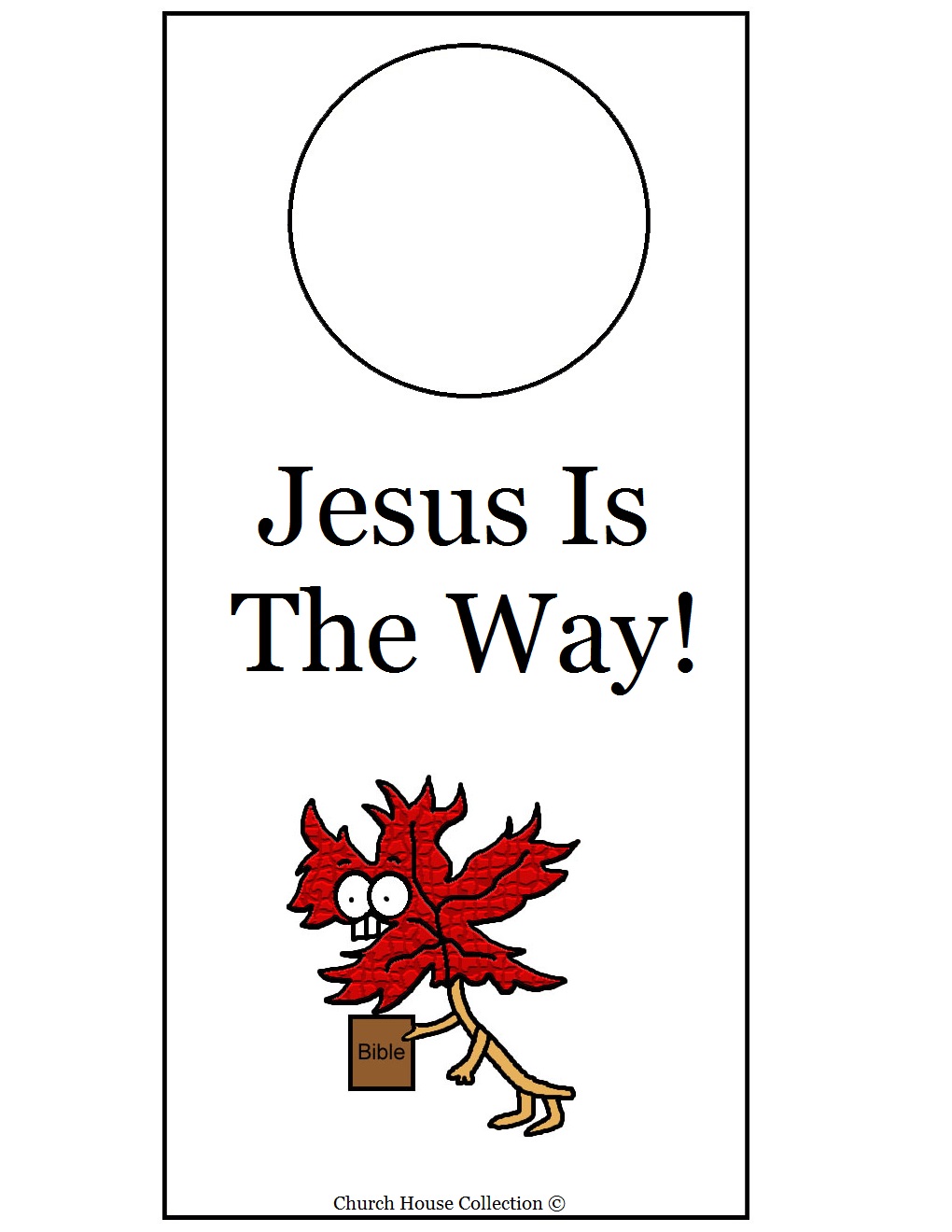 Church House Collection Blog: Jesus Is The Way Fall Doorknob Hanger ...