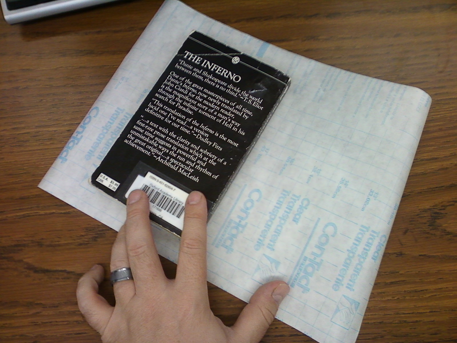 Smells Like Library BOOK PROCESSING Covering Paperbacks With Contact Paper smells-like-library-book-processing-covering-paperbacks-with-contact-paper