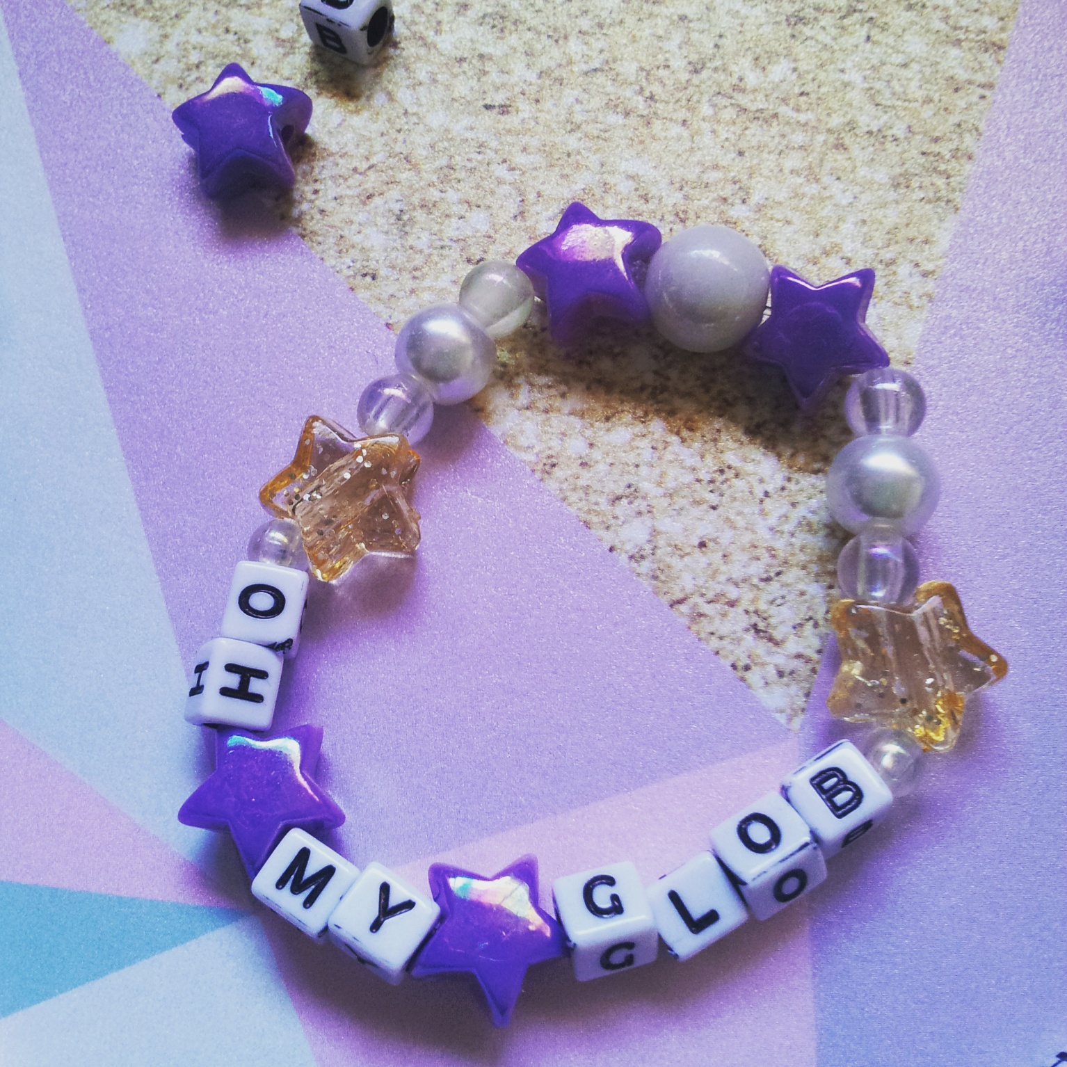 Tea And Craft Pastel Alphabet Bead Bracelets tea-and-craft-pastel-alphabet-bead-bracelets