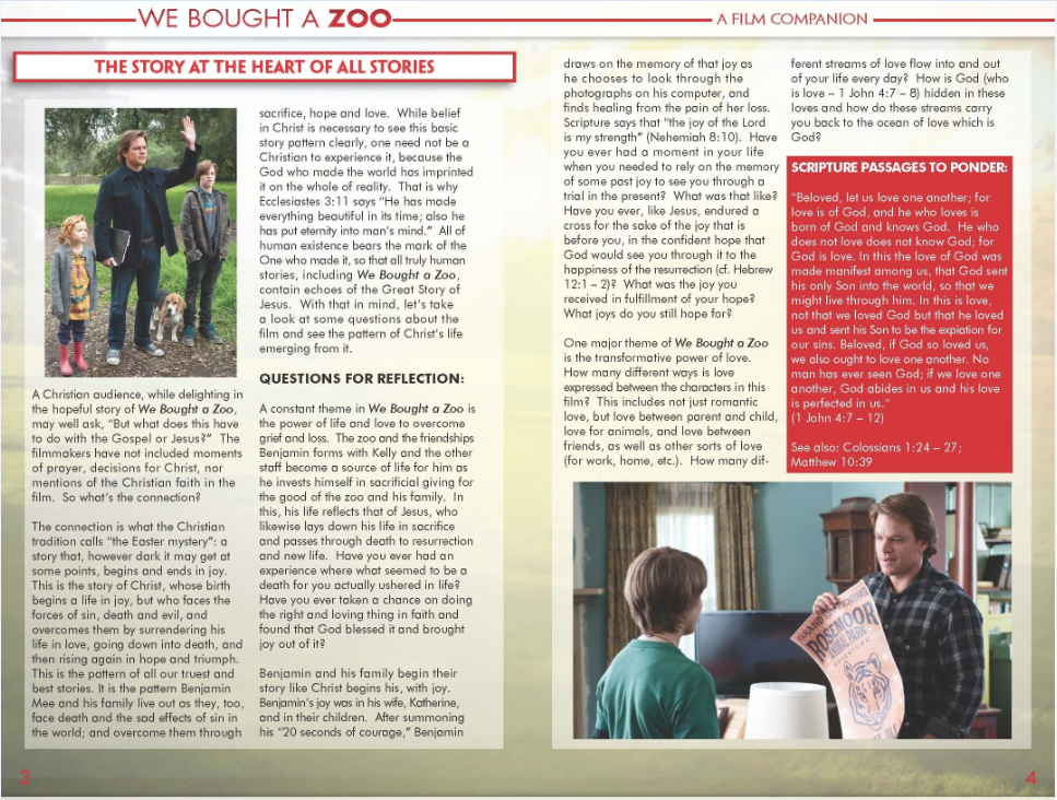 FREE PRINTABLE WE BOUGHT A ZOO STUDY GUIDE W/ CHRISTIAN VALUES - Mama ...