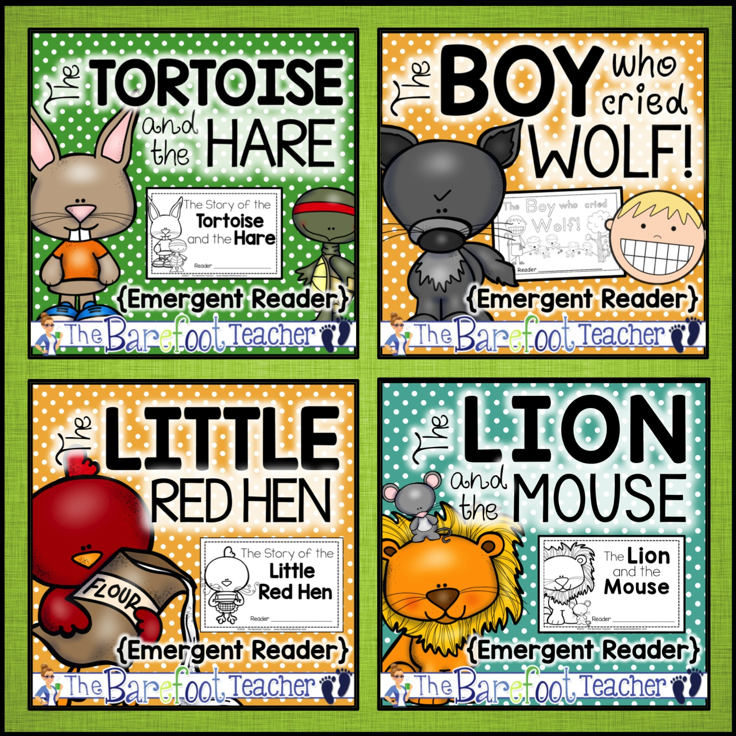 The Tortoise and the Hare Reader and Activities | The Barefoot Teacher