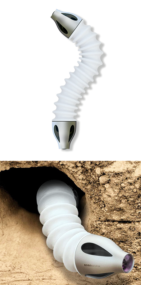 Futurix: Robo Worm, il robot lombrico cerca superstiti Futurix: Robo Worm, il robot lombrico cerca superstiti