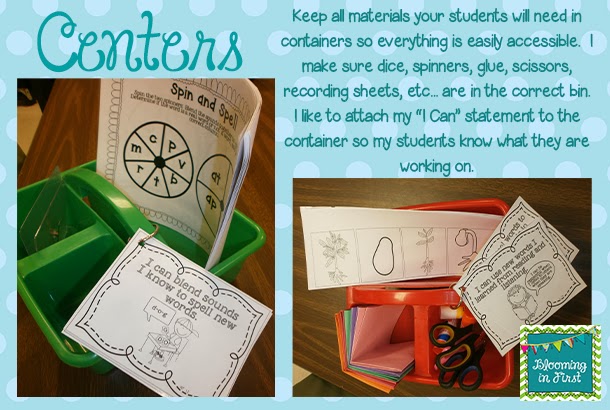 Growing Little Minds: All about Centers!