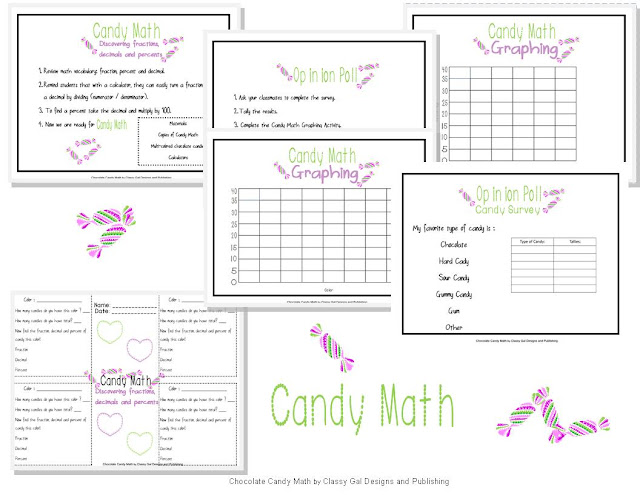 Classy Gal Designs and Publishing: A Fun Math Activity ...Candy Math ...