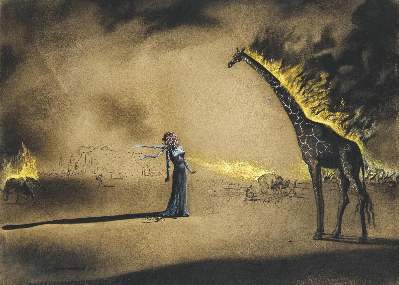 The Burning Giraffe Dali Analysis Essay the-burning-giraffe-dali-analysis-essay