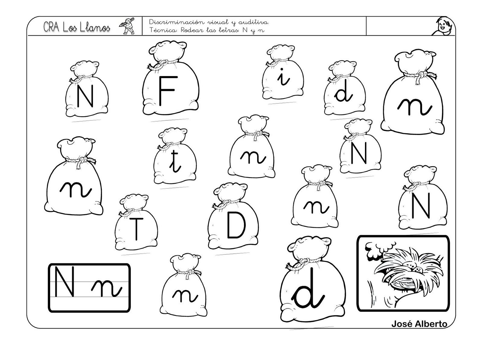 Bichitos catones: LAS GEMELAS N Y Ñ