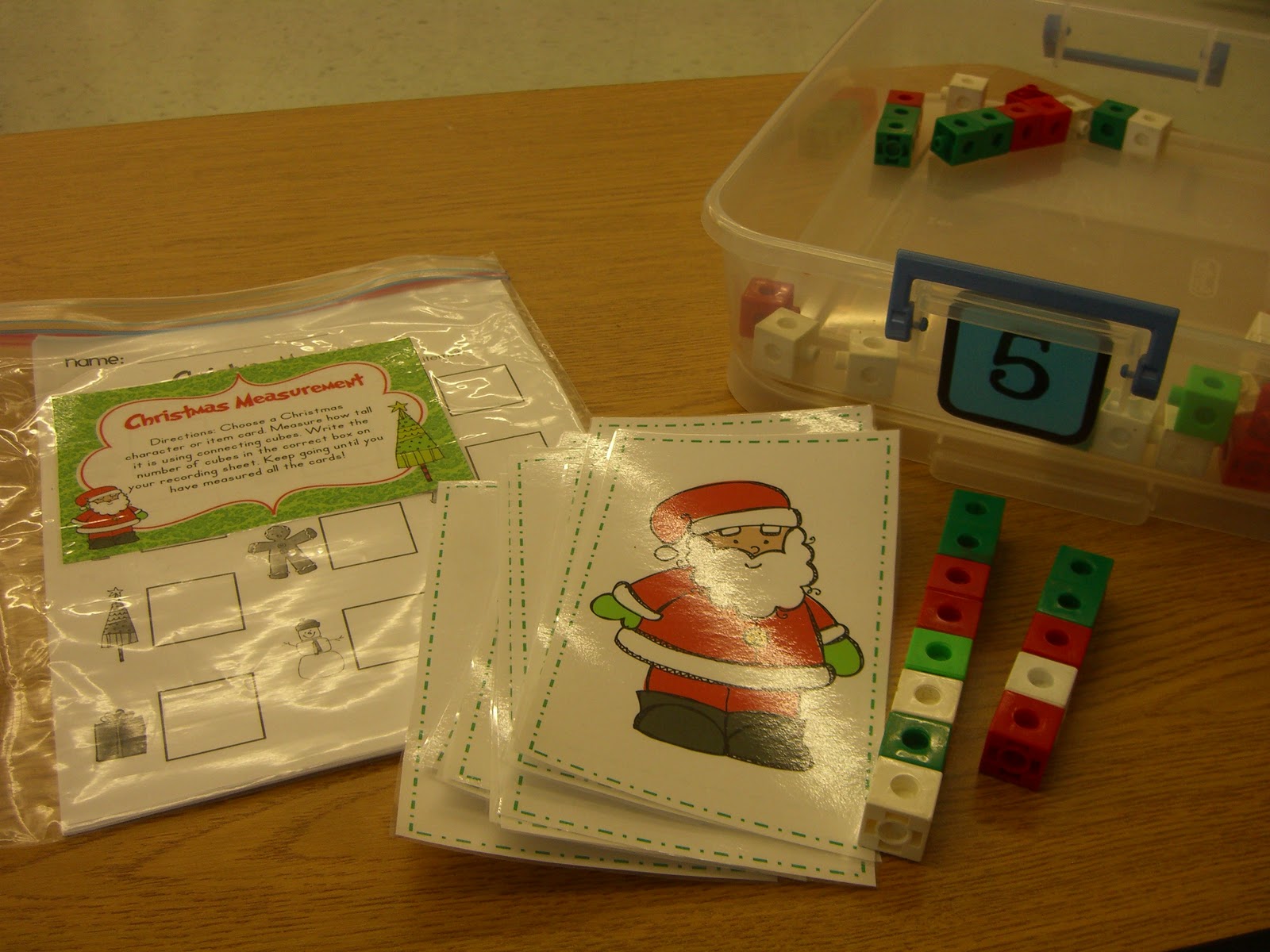 First Grade Garden: Math Stations 3 - Christmas Style!!