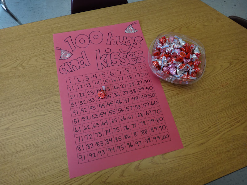 First Grade Garden: Valentine's Day and 100th Day in the SAME WEEK!