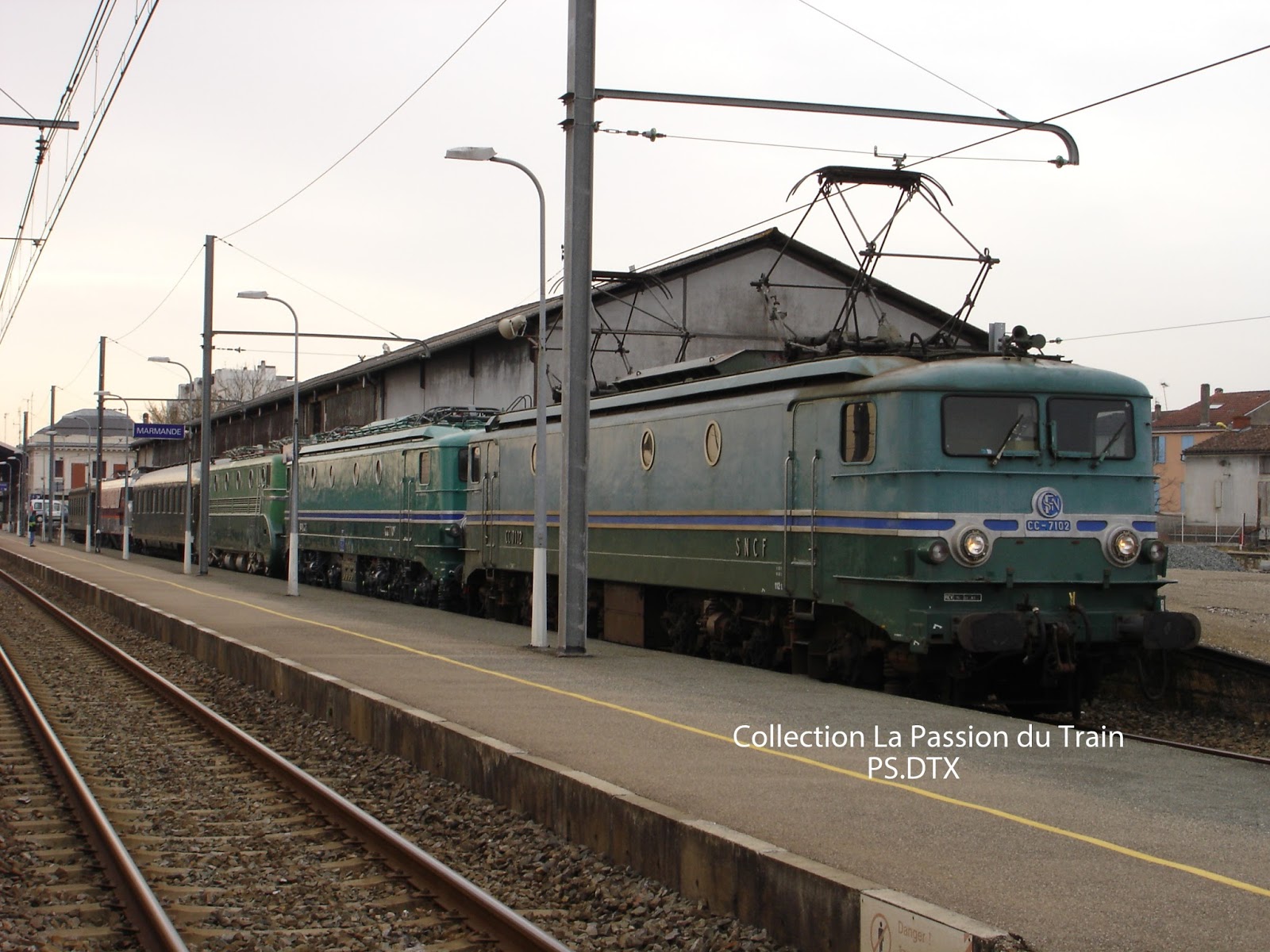 LA PASSION DU TRAIN: CC 7107 et BB 9004