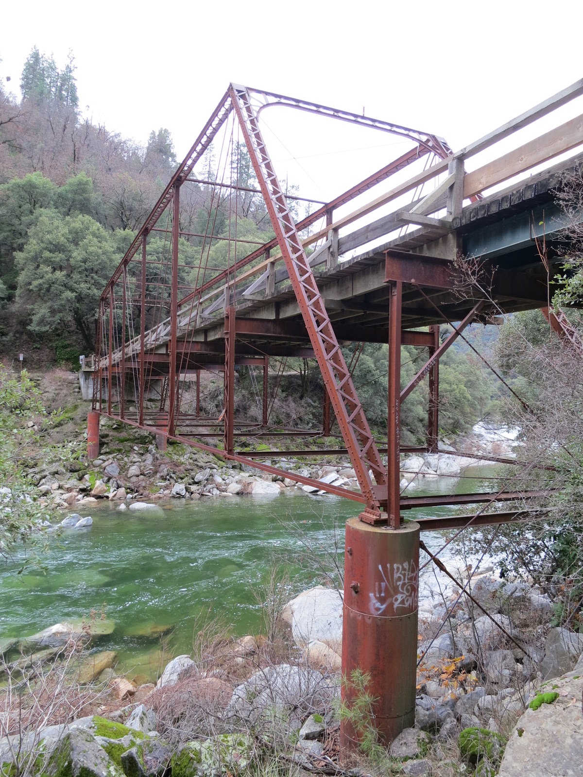 Bridge of the Week: Nevada County, California Bridges: Purdon Bridge across the South Yuba River (2)