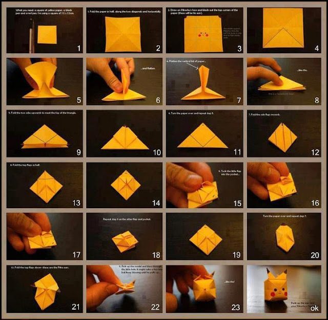 DoNaDa ORIGAMI DO PIKACHU donada-origami-do-pikachu