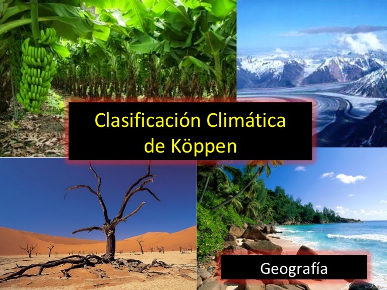 Alternativas para Cuidar el Medio Ambiente: CLASIFICACIÓN DE LOS CLIMAS