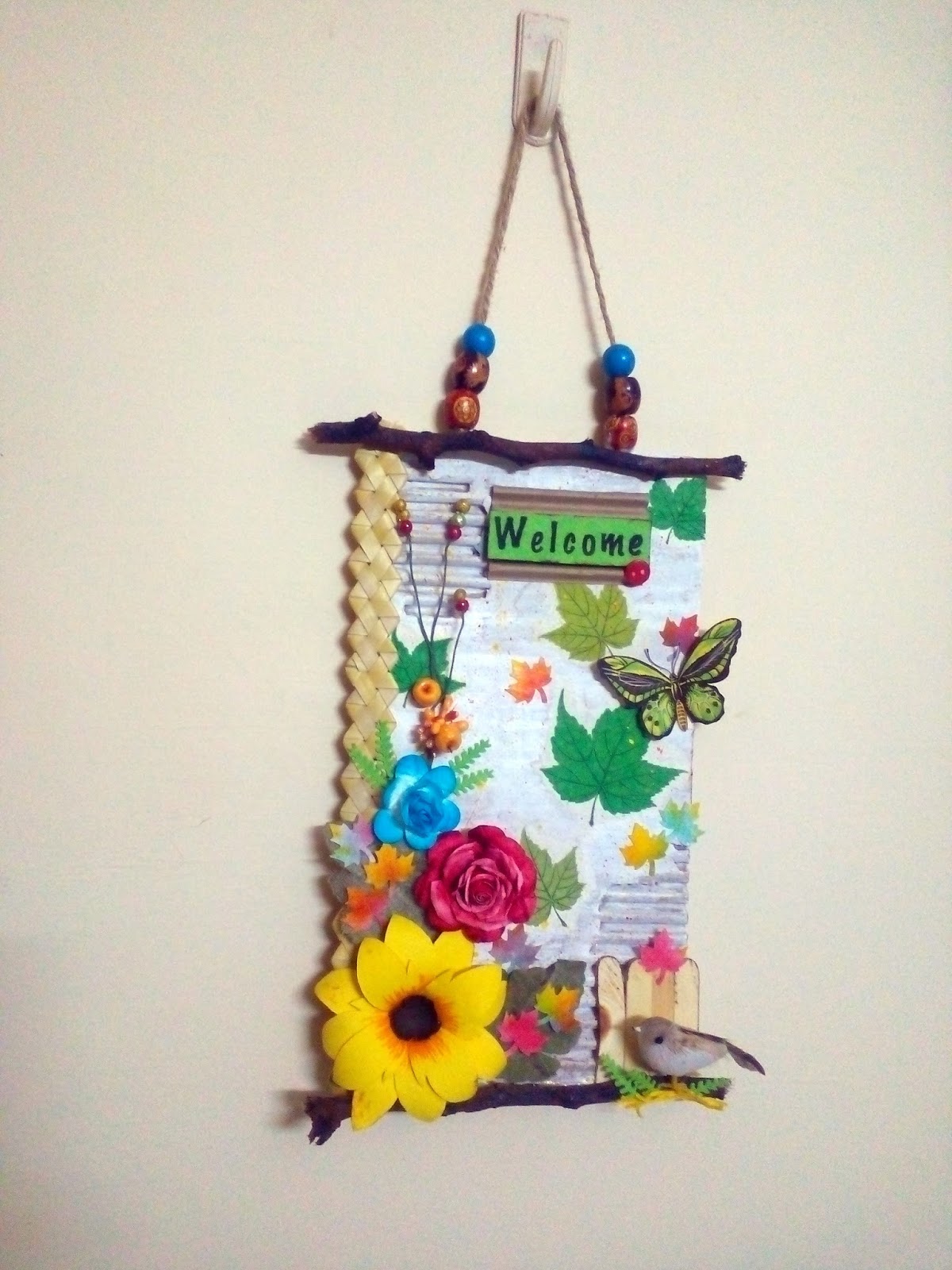 Shining Colours Handmade Crafts Welcome Wall Hanging shining-colours-handmade-crafts-welcome-wall-hanging