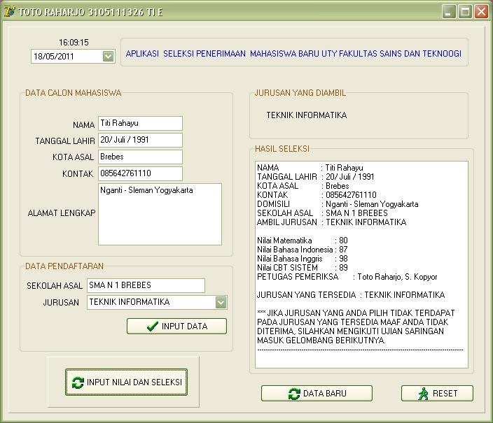 Program Delphi menggunakan Array dan Record | E - Learning Program Delphi menggunakan Array dan Record | E - Learning