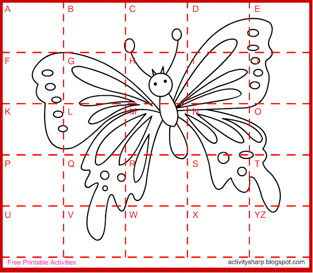 Free Printable Drawing Activity: Butterfly Drawing Activities