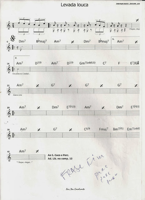 Meu Cavaquinho Partituras: Partitura - Levada Louca - Samprazer