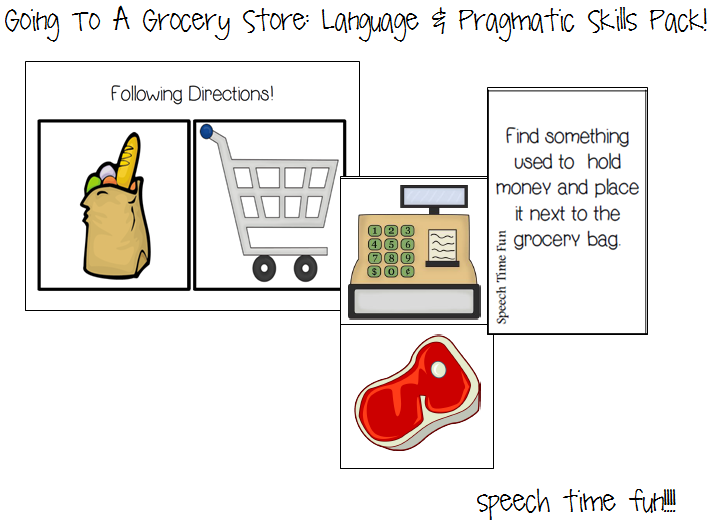 Going To A Grocery Store: Language & Pragmatic Skills!! - Speech Time ...