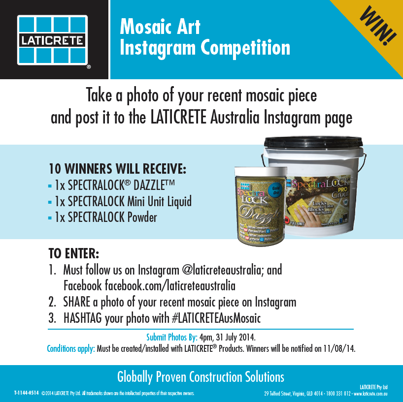 Laticrete Australia Conversations: Exciting Mosaic Art Competition