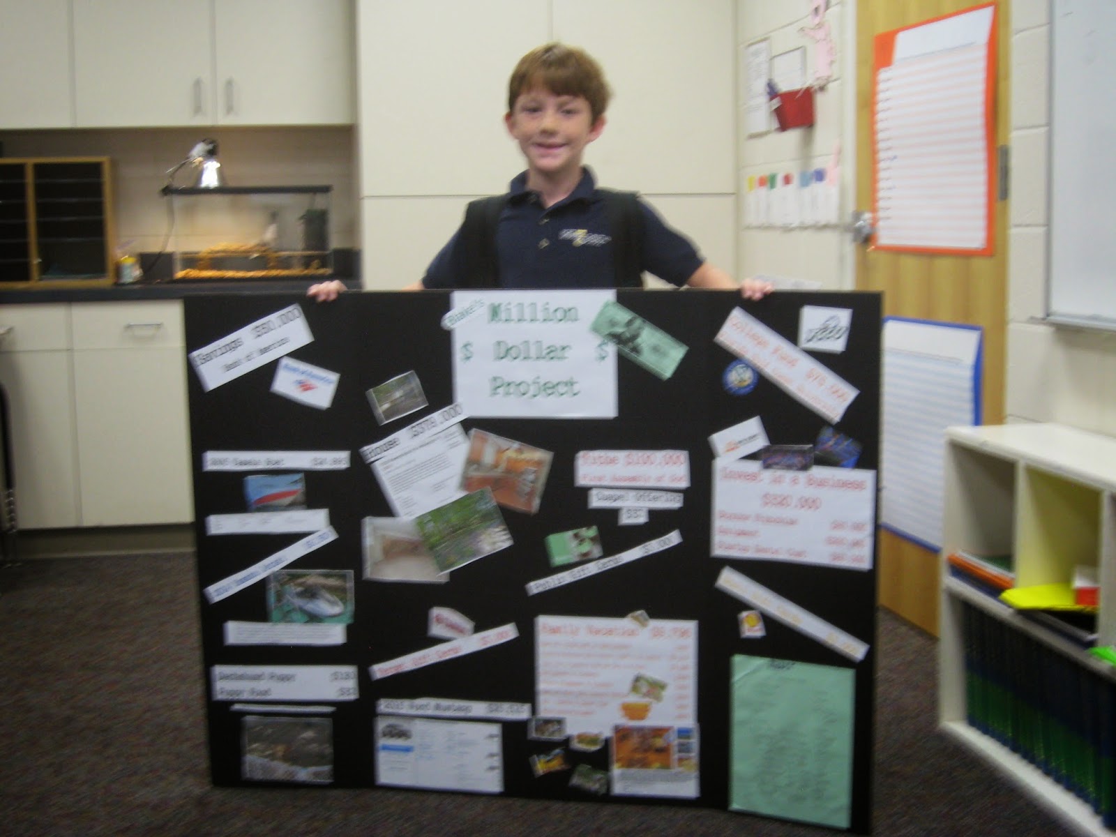 Mrs.Sanders 4th grade class: Million Dollar Project