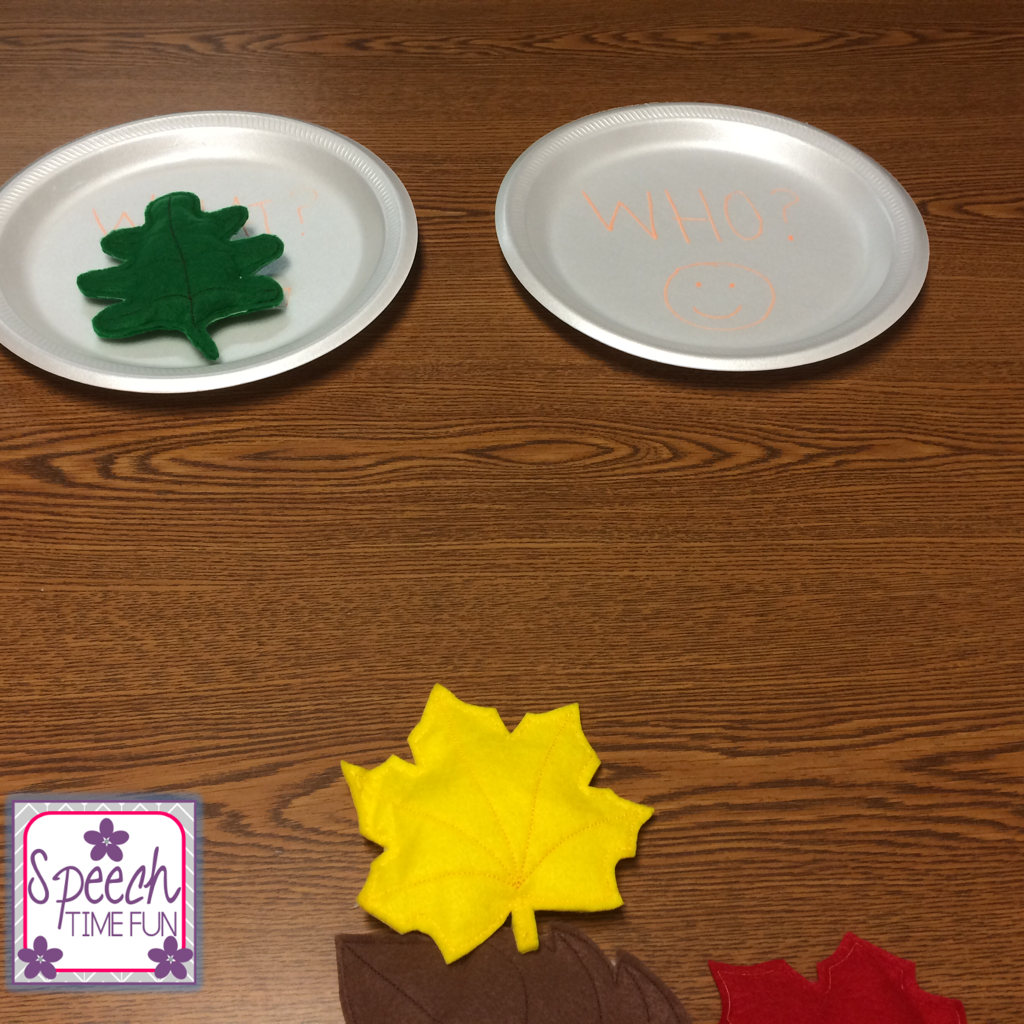 Fall Leaves DIY Therapy Idea! - Speech Time Fun: Speech and Language ...