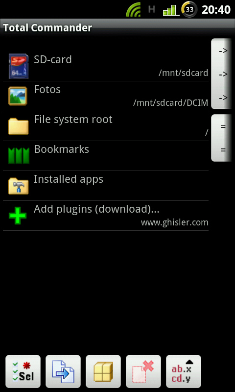 Total Commander beta ~ Apps do Android