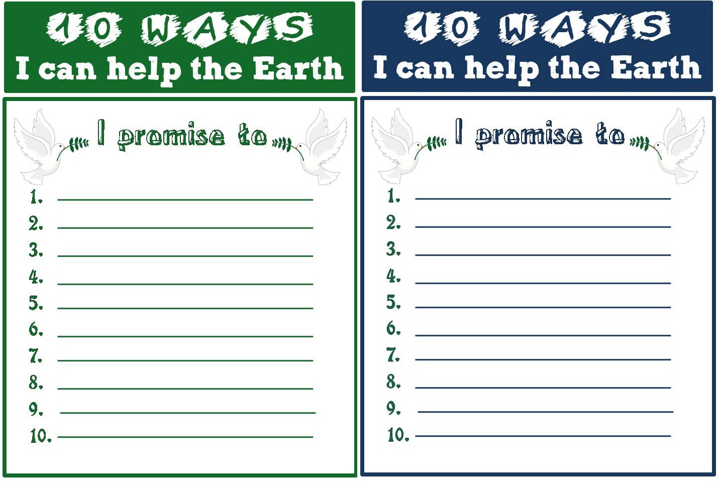 I Can Help The Earth By Printable - Printable Word Searches