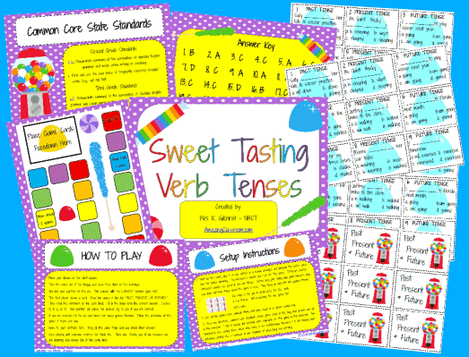 Download free Verb Tense Smartboard Games software - letitbitavid