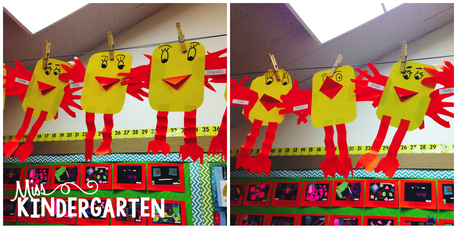 The Cutest Spring Chick Craft - Miss Kindergarten