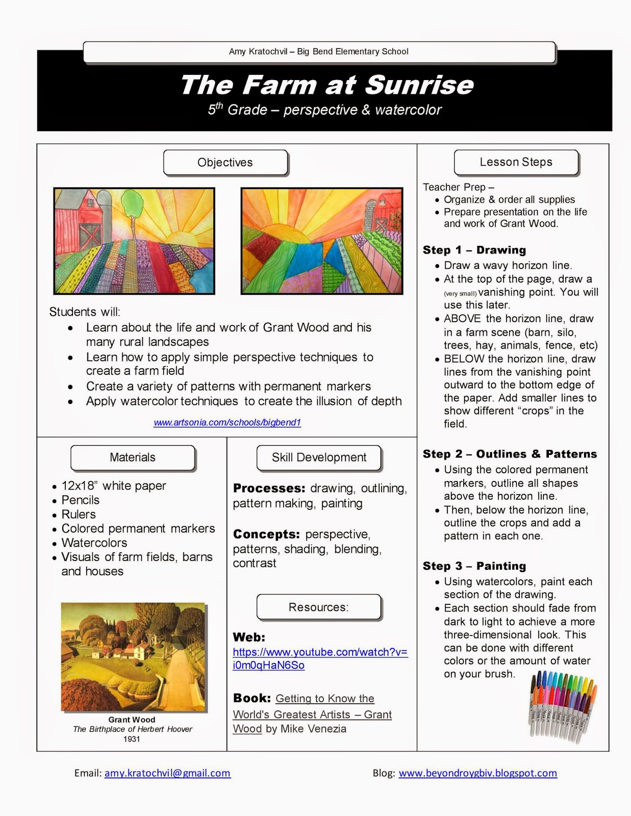 Beyond ROY G BIV Free Lesson Plan 5 The Farm At Sunrise beyond-roy-g-biv-free-lesson-plan-5-the-farm-at-sunrise
