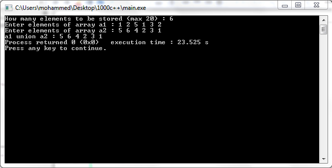 Programmers Area: C++ program to find the union and intersection of two ... Programmers Area: C++ program to find the union and intersection of two ...