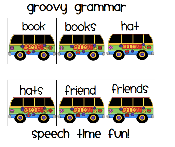Groovy Grammar - Speech Time Fun: Speech and Language Activities