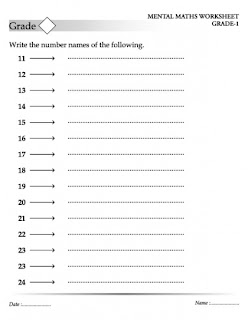 Mental maths games | Maths Worksheets For kids