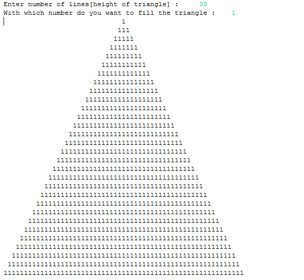 Java Programs: Java Program to print a triangle with specific number Java Programs: Java Program to print a triangle with specific number