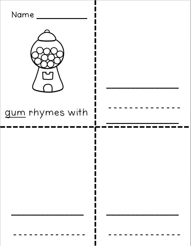 Rhyme Time! - Classroom Freebies