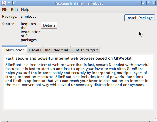 linuxBeanインストール：高速かつフル機能のウェブブラウザSlimBoatをインストール : Windowsはもういらない