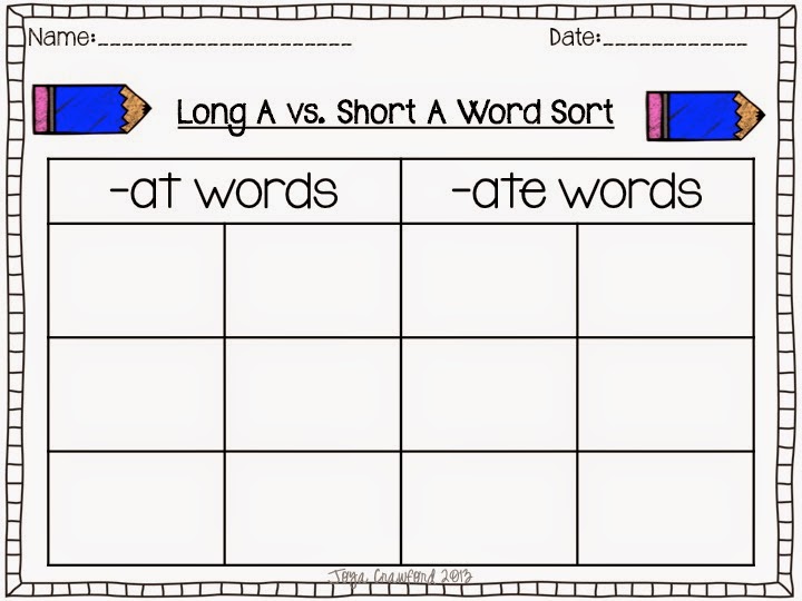 The Best of Teacher Entrepreneurs: Language Arts Lesson "Short Vowel Vs ...