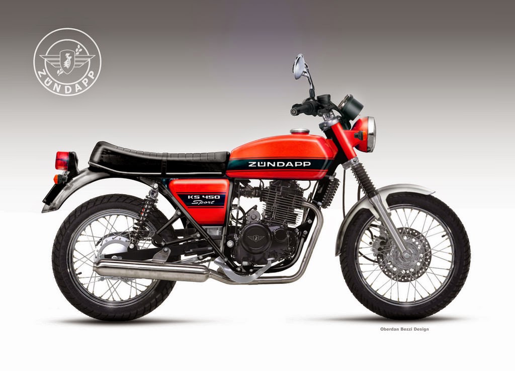 Motosketches: ZUNDAPP "KS SPORT" 450
