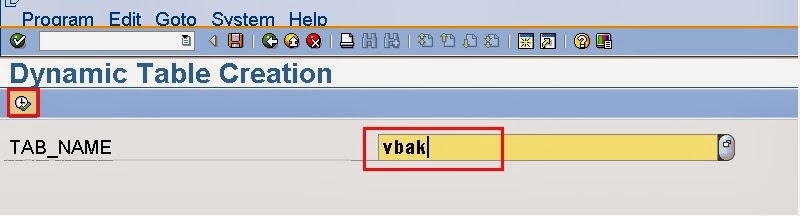 TECHSAP : Creating Dynamic Internal table with RTTS