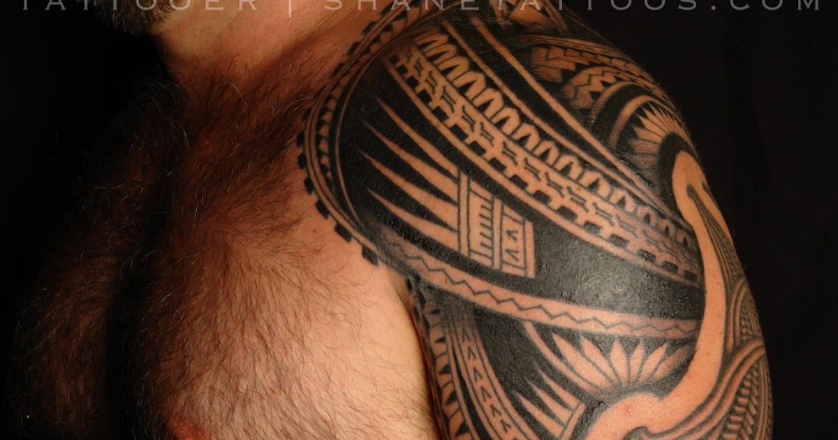 SHANE TATTOOS: Half Maori Half Polynesian Sleeve Tattoo SHANE TATTOOS: Half Maori Half Polynesian Sleeve Tattoo