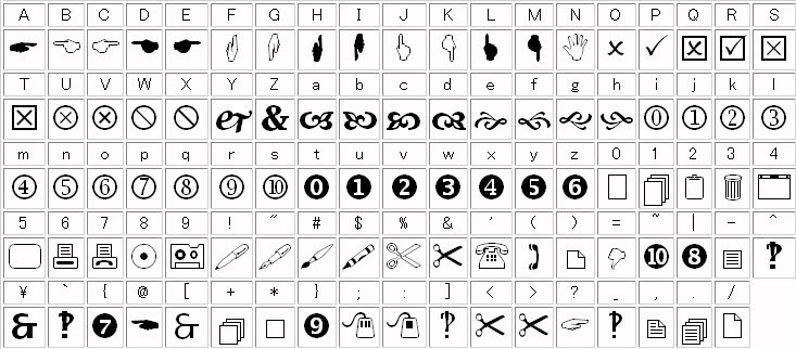 Riddle Helper Wingdings 2 riddle-helper-wingdings-2