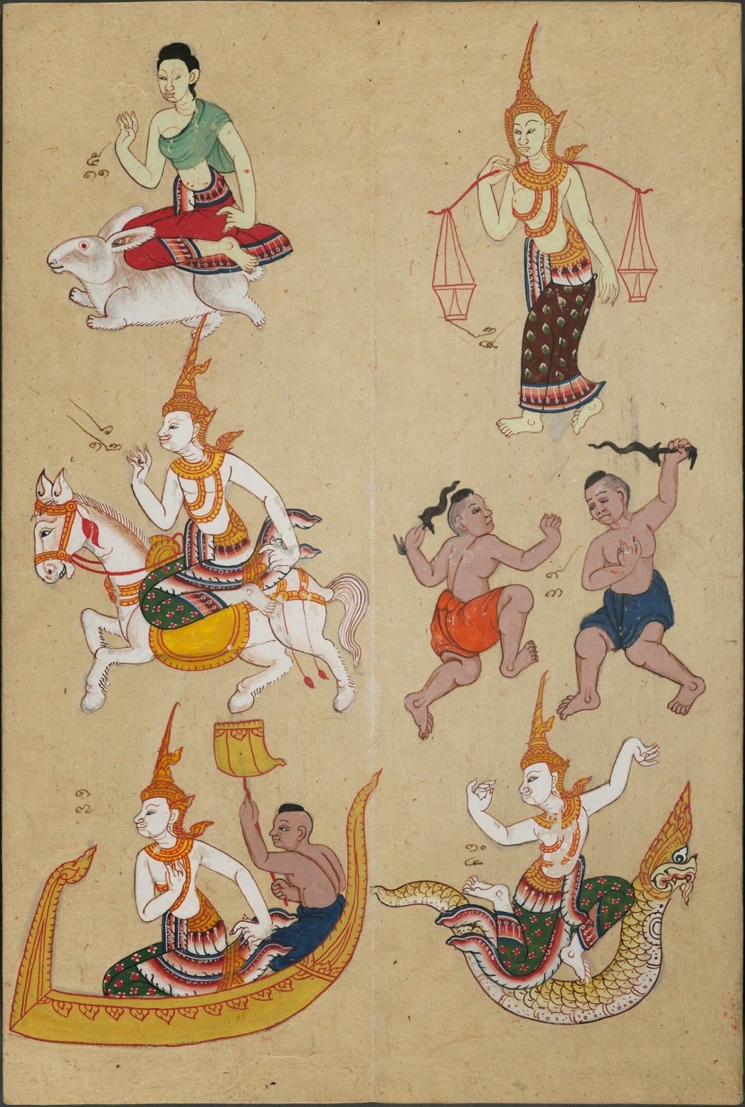 BibliOdyssey Thai Fortune Telling Manuscript bibliodyssey-thai-fortune-telling-manuscript