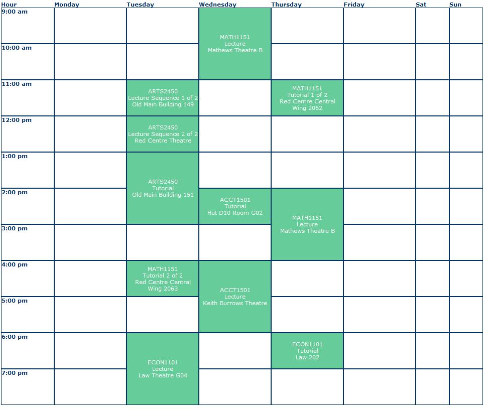 University Timetables university-timetables