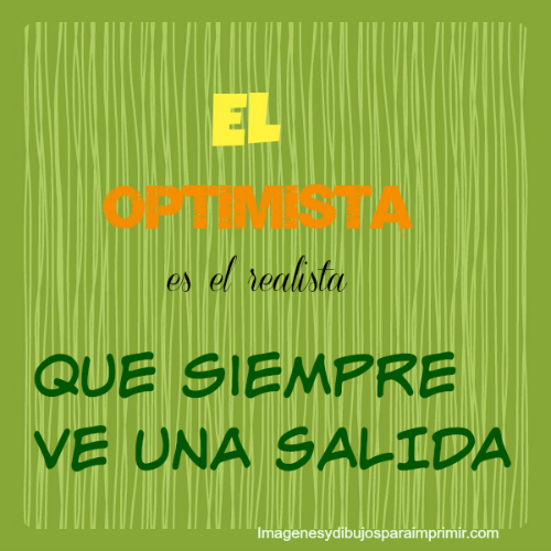 Frase de optimismo | Frases para compartir con imagenes