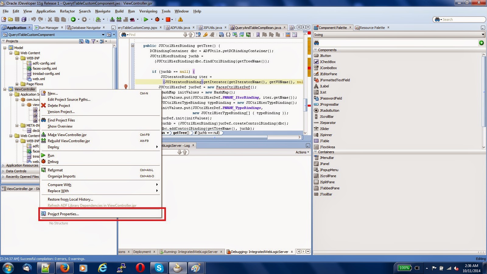 Creating Declarative Component Using Query Panel and Table In ADF Creating Declarative Component Using Query Panel and Table In ADF