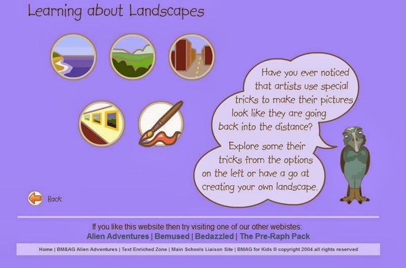 K12 School Resources: 1st Grade Art 1: Scenic Overlook: Landscapes