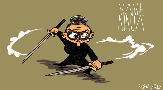 Blog BD de Yvan Postel: MAMIE NINJA