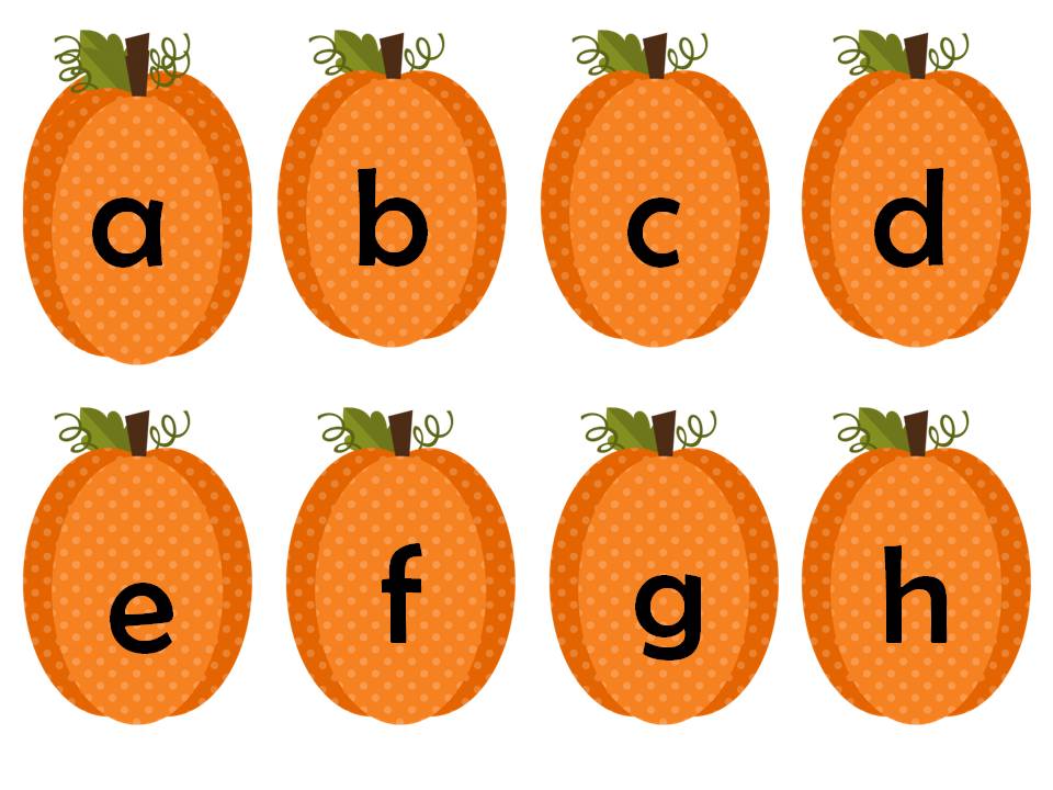 Pumpkin ABC Order - Classroom Freebies